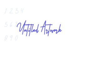 Untitled Artwork Font Free [Download Now]