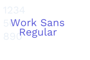 Work Sans Regular Font Free [Download Now]