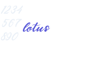 lotus Font Free [Download Now]
