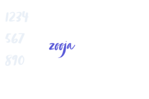 zooja Font Free [Download Now]