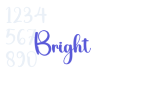 Bright Font Free [Download Now]