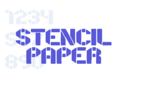 Stencil Paper Font Free [Download Now]