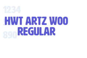 HWT Artz W00 Regular Font Free [Download Now]