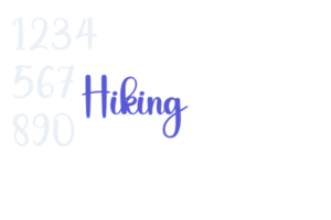 Hiking Font Free [Download Now]