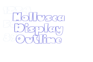 Mollusca Display Outline Font Free [Download Now]