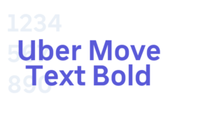 Uber Move Text Bold Font Free [Download Now]