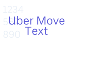 Uber Move Text Font Free [Download Now]