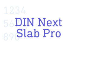 DIN Next Slab Pro Font Free [Download Now]