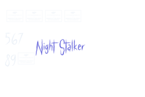 Night Stalker - Font Free Download