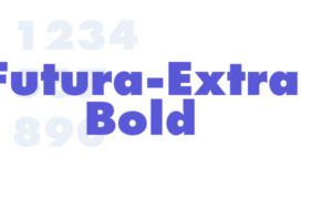 Futura-Extra Bold Font Free [Download Now]