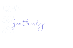 featherly Font Free [Download Now]
