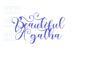 Beautiful Agatha Font Free [Download Now]