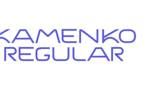 Kamenko Regular Font Free [Download Now]