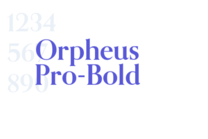Orpheus Pro-Bold Font Free [Download Now]