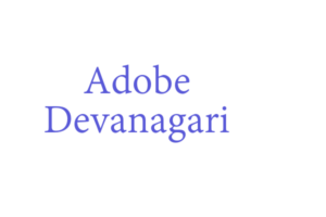 Adobe Devanagari Font Free [Download Now]