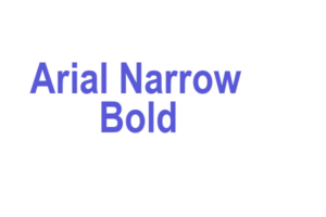 Arial Narrow Bold Font Free [Download Now]