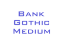 Bank Gothic Medium Font Free [Download Now]