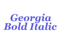 Georgia Bold Italic Font Free [Download Now]