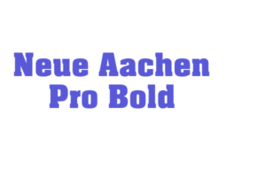Neue Aachen Pro Bold Font Free [Download Now]