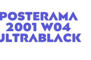 Posterama 2001 W04 UltraBlack Font Free [Download Now]