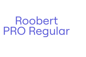 Roobert PRO Regular Font Free [Download Now]