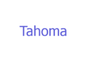 Tahoma Font Free [Download Now]