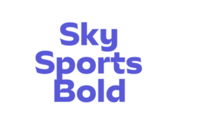 Sky Sports Bold Font Free [Download Now]
