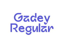 Gadey Regular Font Free [Download Now]