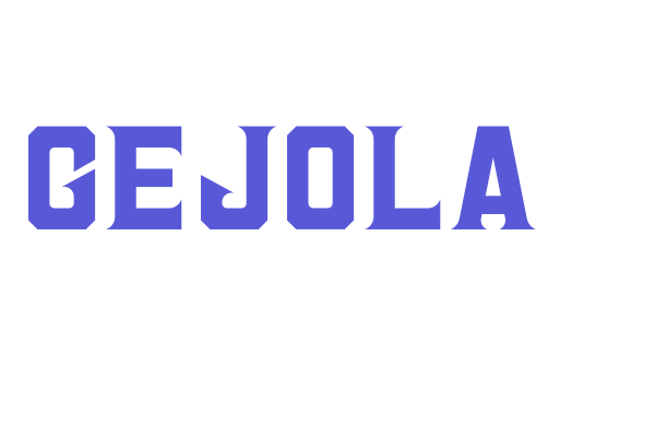 Gejola Font Free [Download Now]