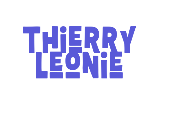 Thierry Leonie Font Free [Download Now]