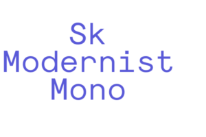 Sk Modernist Mono Font Free [Download Now]